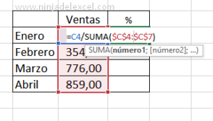 Cómo Insertar Porcentaje en el Gráfico en Excel - Ninja del Excel