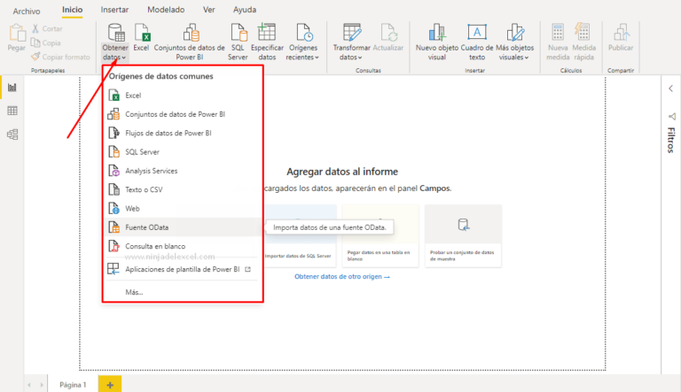 Cómo Conectar Datos en Power BI - Ninja del Excel