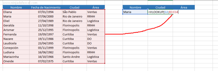 Función VLOOKUP en Excel- ¿ la conoces? - Ninja del Excel