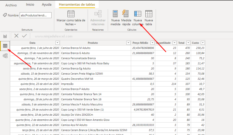 Medidas x Columnas Calculadas en Power BI - Ninja del Excel