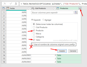 Cómo Combinar Consultas en Excel por Power Query - Ninja del Excel