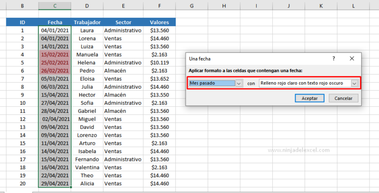 Cómo Dar Formato Condicional De Fecha En Excel Ninja Del Excel
