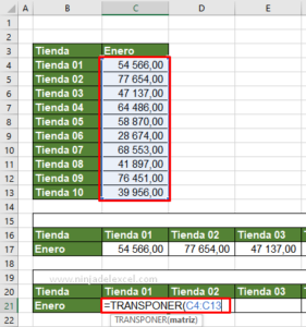 Cómo Transponer en Excel: Aprenda Paso a Paso - Ninja del Excel