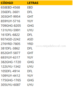 Función EXTRAE en Excel: paso a paso - Ninja del Excel