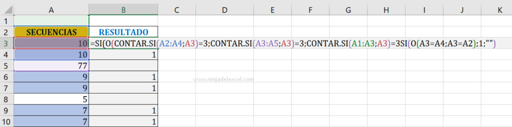 Prueba de Excel Avanzado: Buscando Secuencia 2 Números Consecutivos en ...