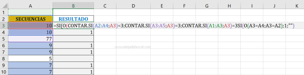 Prueba de Excel Avanzado: Buscando Secuencia 2 Números Consecutivos en ...