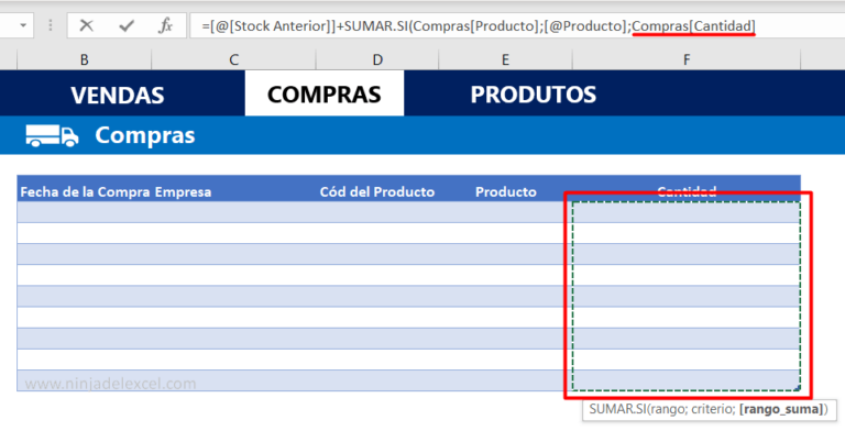 Como Hacer una Plantilla de Control de Stock en Excel - Ninja del Excel