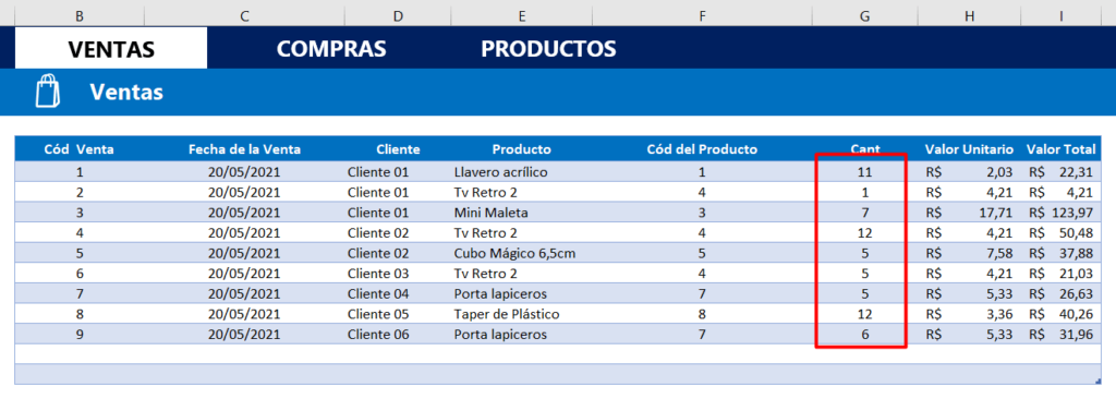 Como Hacer una Plantilla de Control de Stock en Excel - Ninja del Excel