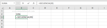 Conozca la Función SECUENCIA en Excel - Ninja del Excel