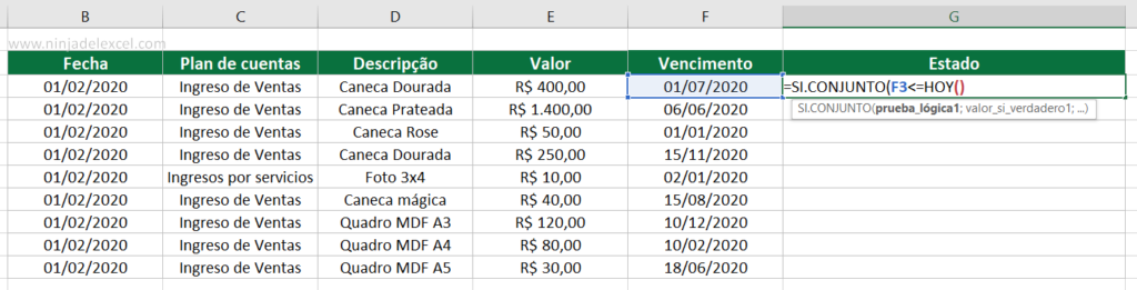 Función SI.CONJUNTO en Excel. Increíble - Ninja del Excel