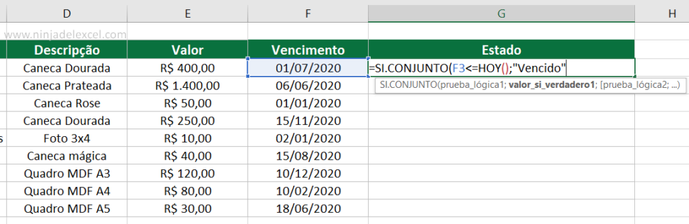 Función SI.CONJUNTO en Excel. Increíble - Ninja del Excel