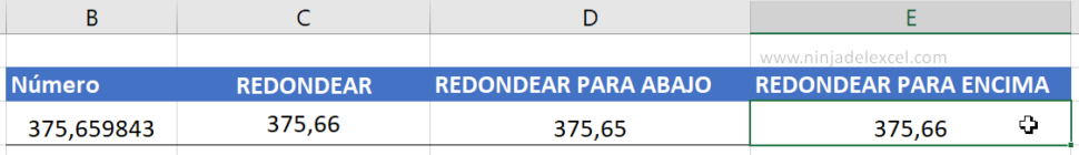 Como Redondear Valores en Excel - Ninja del Excel