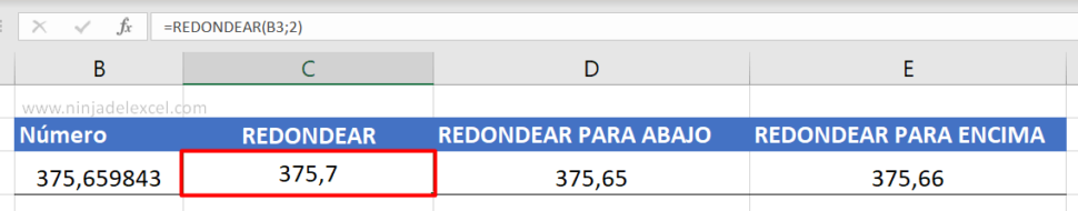 Como Redondear Valores en Excel - Ninja del Excel