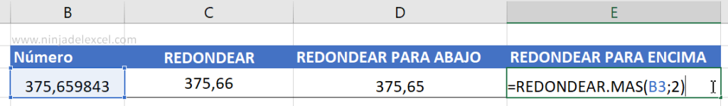 Como Redondear Valores en Excel - Ninja del Excel