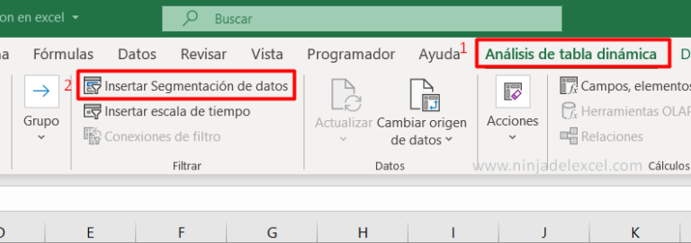 Como Hacer Segmentación De Datos En Excel Ninja Del Excel 1159