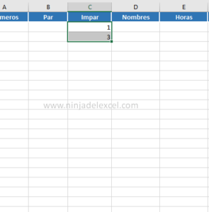 Diferentes formas de Utilizar el Autorrelleno en Excel - Ninja del Excel