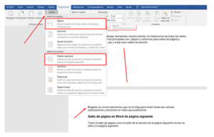 Como Configurar El Salto De Página En Word Ninja Del Excel