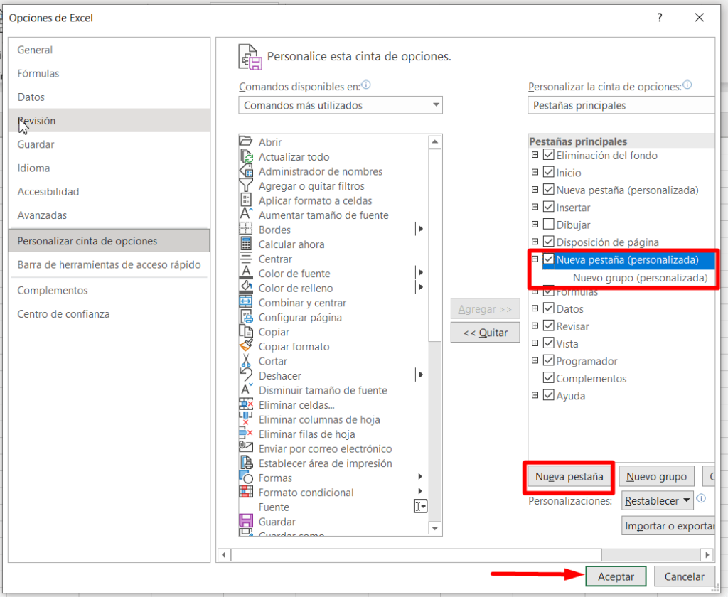 Como Crear un Menú Personalizado en Excel - Ninja del Excel