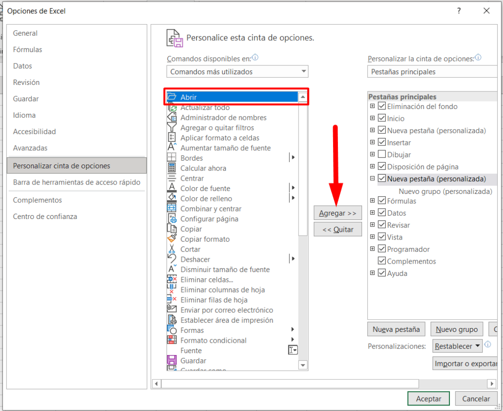 Como Crear un Menú Personalizado en Excel - Ninja del Excel