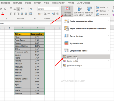 Formato Condicional Dar Formato a una Celda desde Otra. - Ninja del Excel