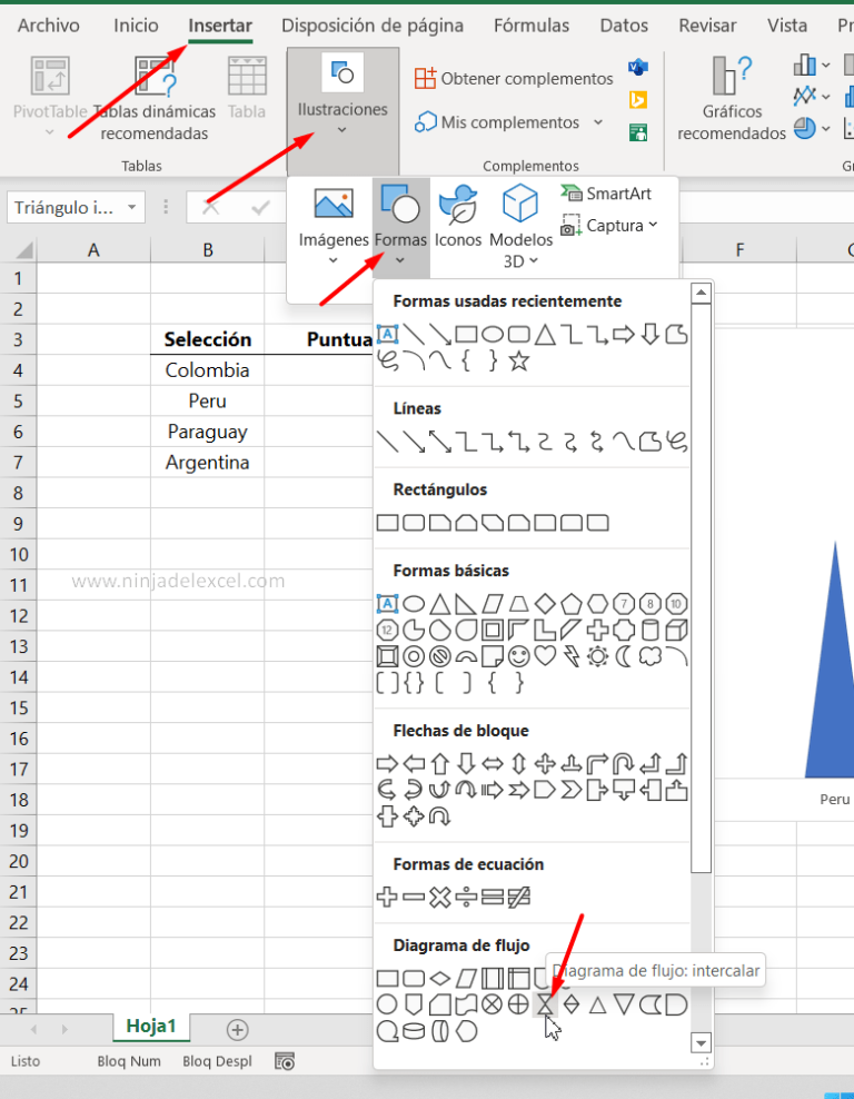 Personalizar Gráfico con Formas en Excel - Ninja del Excel