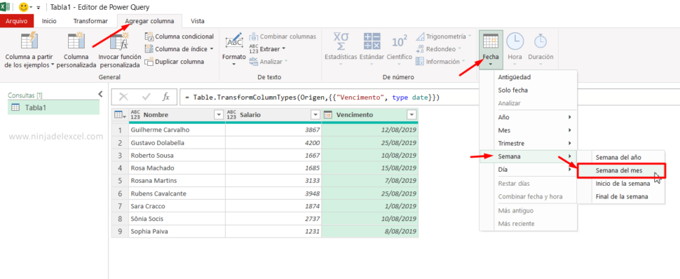Control de Pagos Semanales - Ninja del Excel