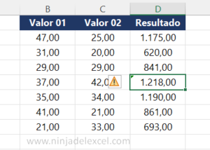 Corregir una Fórmula Inconsistente en Excel - Ninja del Excel