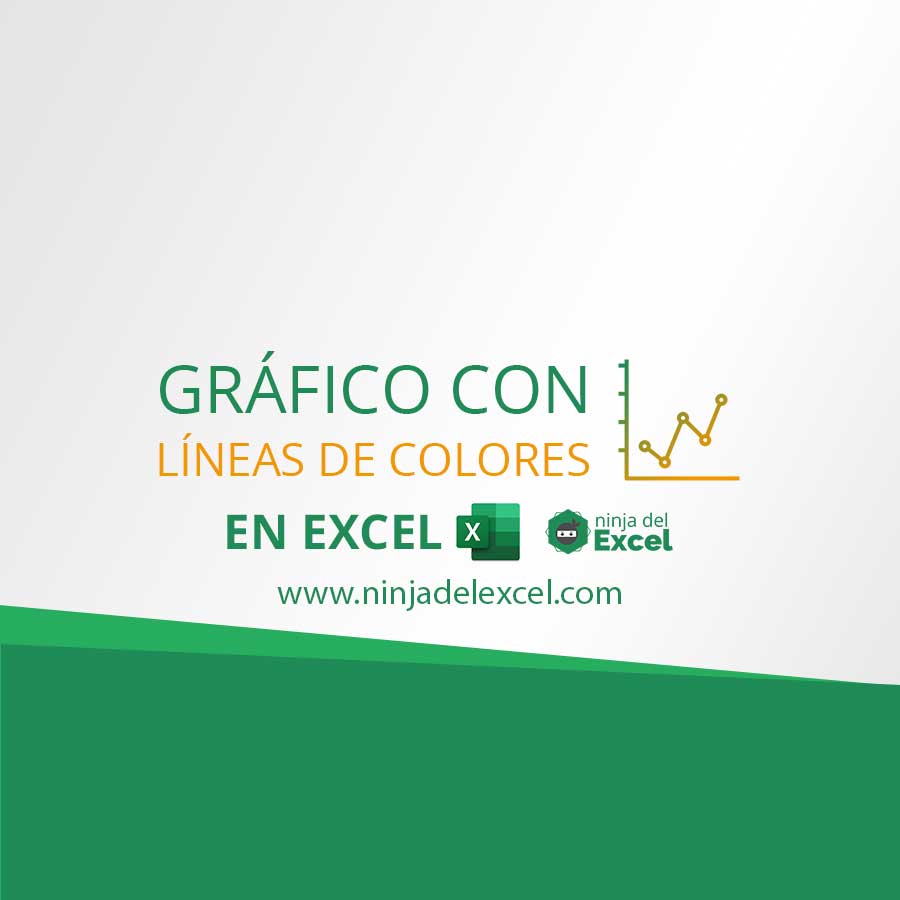 Gráfico con Líneas de Colores en Excel - Ninja del Excel