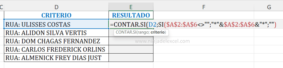 Como Buscar en Lista Incompleta en Excel - Ninja del Excel