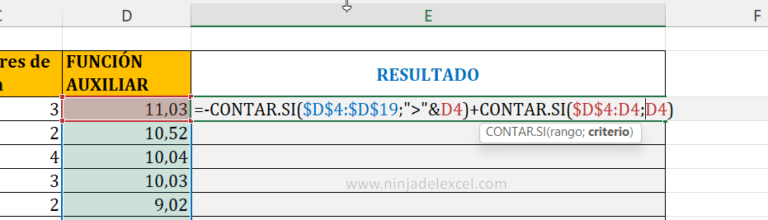 Ranking Entre Dos Columnas de Valores en Excel - Ninja del Excel