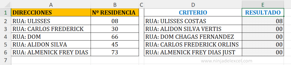 Como Buscar en Lista Incompleta en Excel - Ninja del Excel