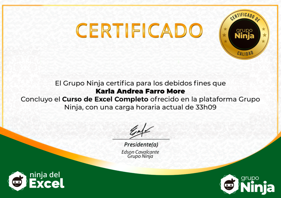 Curso de Excel Completo - Ninja del Excel - Ninja del Excel