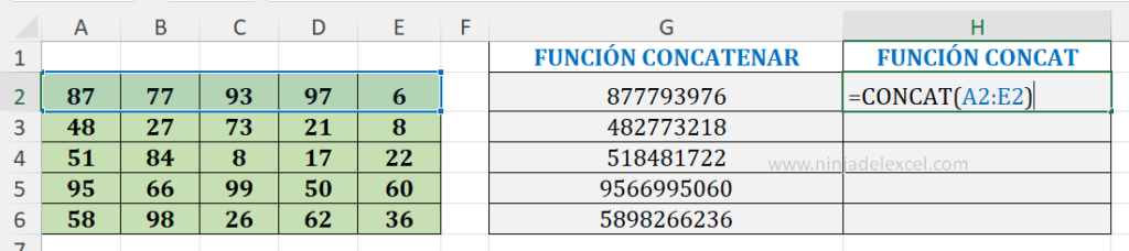 Funciones CONCATENAR y CONCAT en Excel - ¡Entienda la Diferencia ...