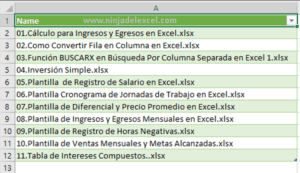 Como Crear una Lista de Archivos de una Carpeta de Windows en Excel - Ninja del Excel