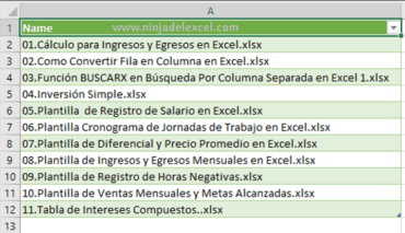 Como Crear una Lista de Archivos de una Carpeta de Windows en Excel - Ninja del Excel