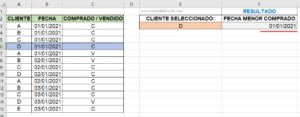 Función MIN.SI.CONJUNTO para Buscar la Fecha Menor en Excel - Ninja del Excel
