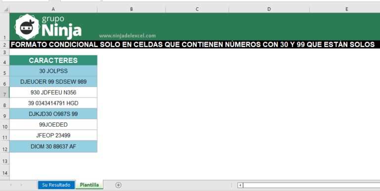 Formato Condicional con Formulas (Prueba de Excel Avanzado) - Ninja del ...