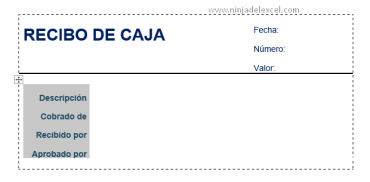 Cómo hacer un recibo en Word - Ninja del Excel
