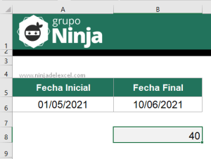 Cómo Calcular Fechas y Horas en Excel - Ninja del Excel