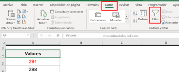 Cómo Filtrar por Color de Fuente en Excel - Ninja del Excel
