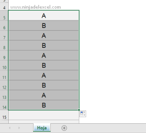 Cómo Hacer Autorrelleno con Alfabeto en Excel - Ninja del Excel