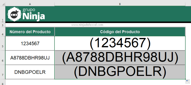 Cómo Insertar un Código de Barras en Excel - Ninja del Excel
