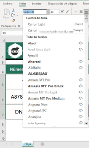 Cómo Insertar un Código de Barras en Excel - Ninja del Excel