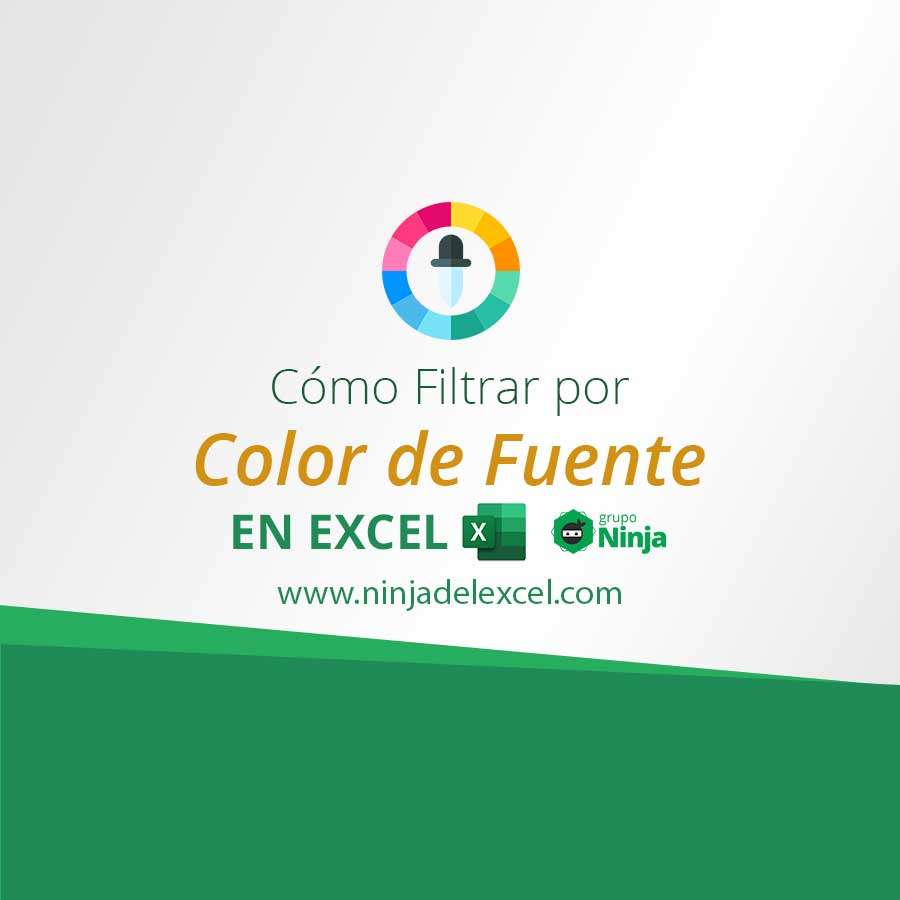 Cómo Filtrar por Color de Fuente en Excel - Ninja del Excel