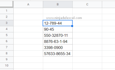 Dividir texto en columnas en Google Sheets - Ninja del Excel