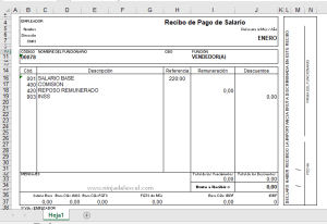 Hoja de cálculo para generar cheque de pago en Excel - Ninja del Excel