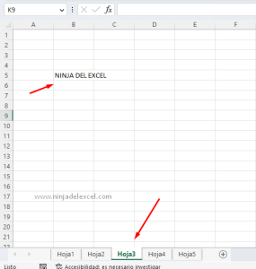 Edición de Pestañas Simultáneas en Excel - Ninja del Excel