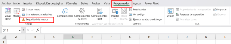 Activar y Desativar la Seguridad de Macros en Excel - Ninja del Excel
