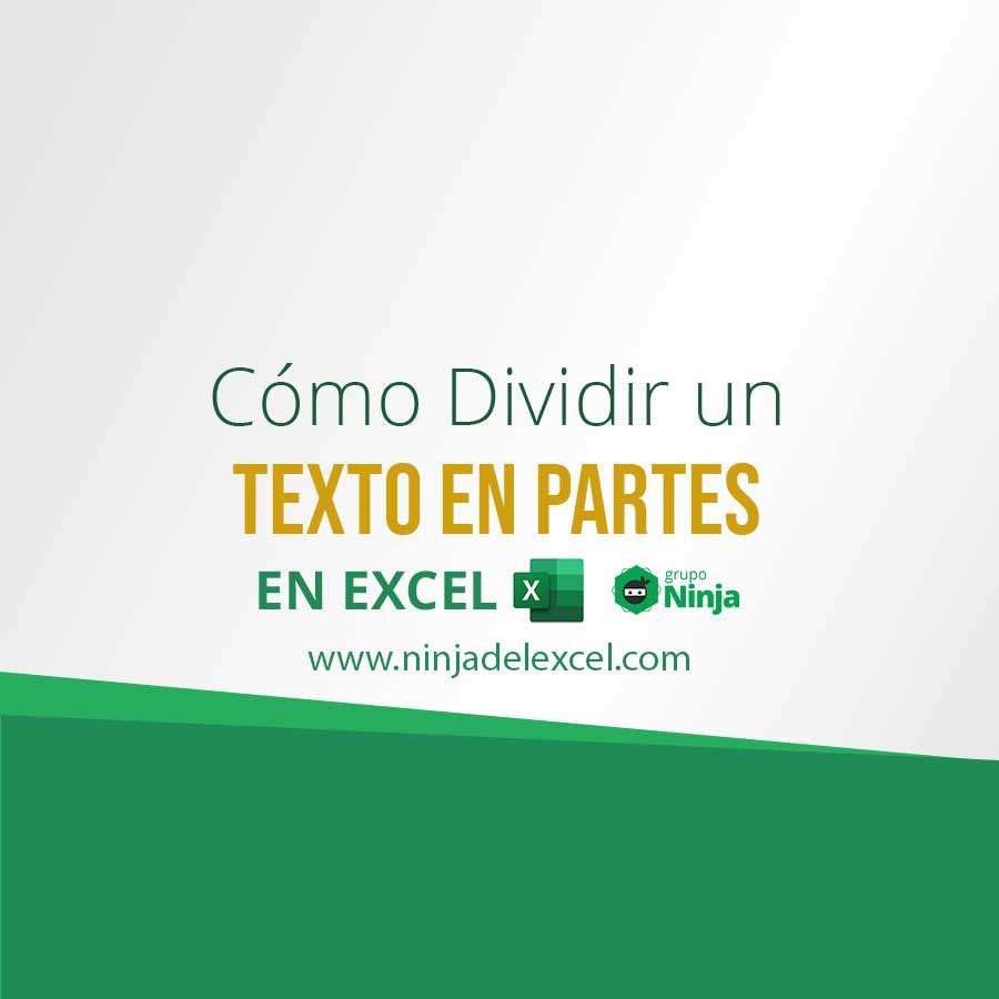 Cómo Dividir Texto en Partes en Excel (sin fórmula) - Ninja del Excel Cómo Dividir Texto en Partes en Excel (sin fórmula) - Ninja del Excel