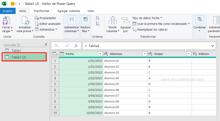 Crear Referencias de Consulta en Power Query - Ninja del Excel